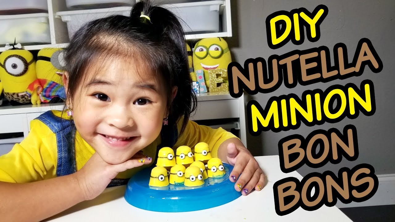 DIY Nutella Minion Chocolates | Easy Nutella Bon Bon Recipe & Tutorial ...