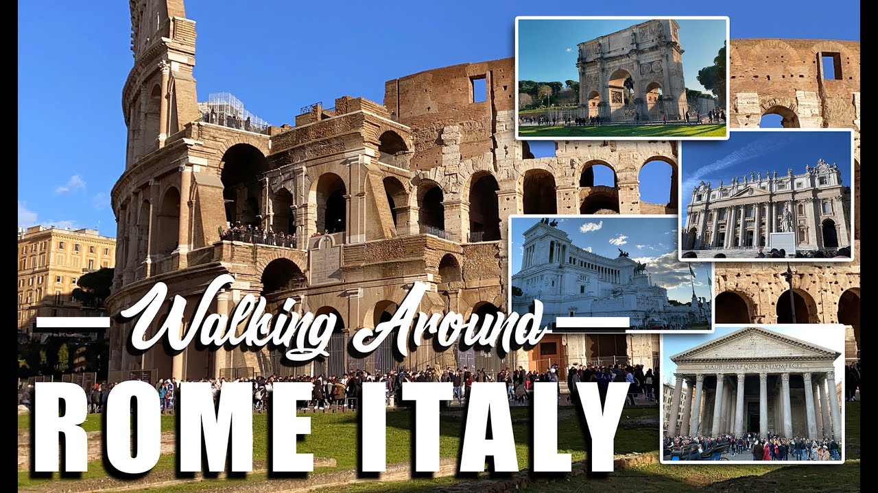 WALKING AROUND ROME | VIRTUAL TOUR ITALY - YouTube