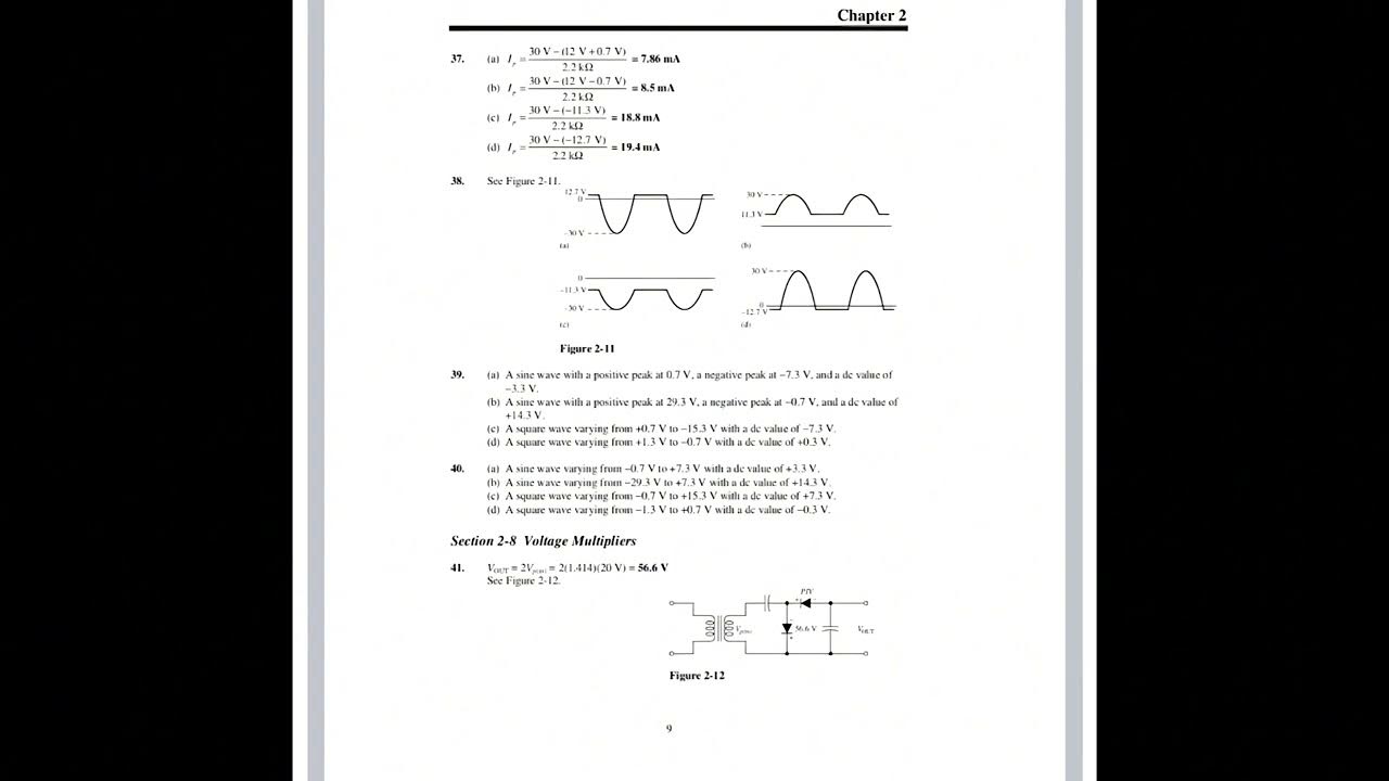 solution of chapter 2 of Thomas L Floyd electronic devices conventional current version - YouTube