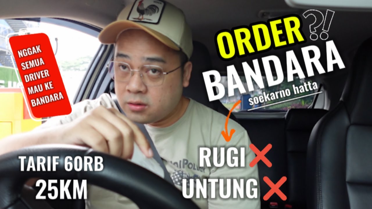 KENAPA...??? NGGAK SEMUA DRIVER MAU PICKUP ORDER KE BANDARA...!!! - YouTube