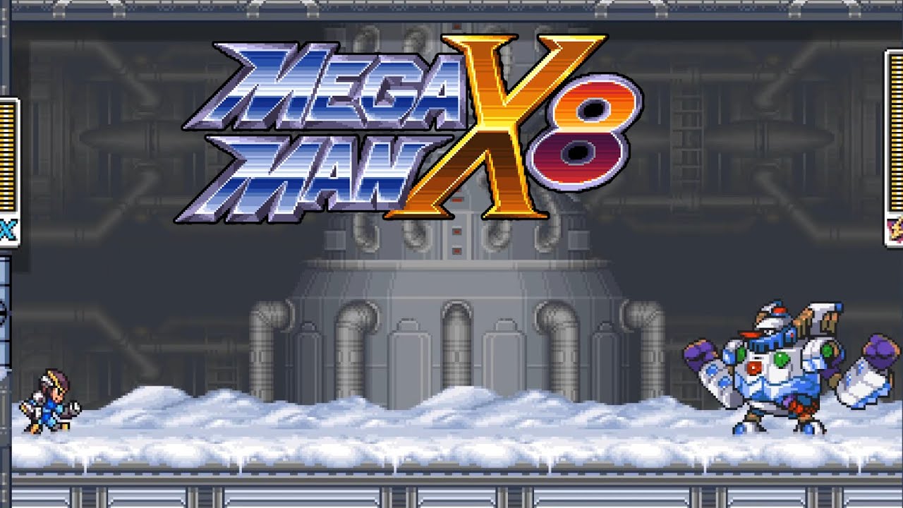 The Central White and Avalanche Yeti! Mega Man X8 16-bit - YouTube