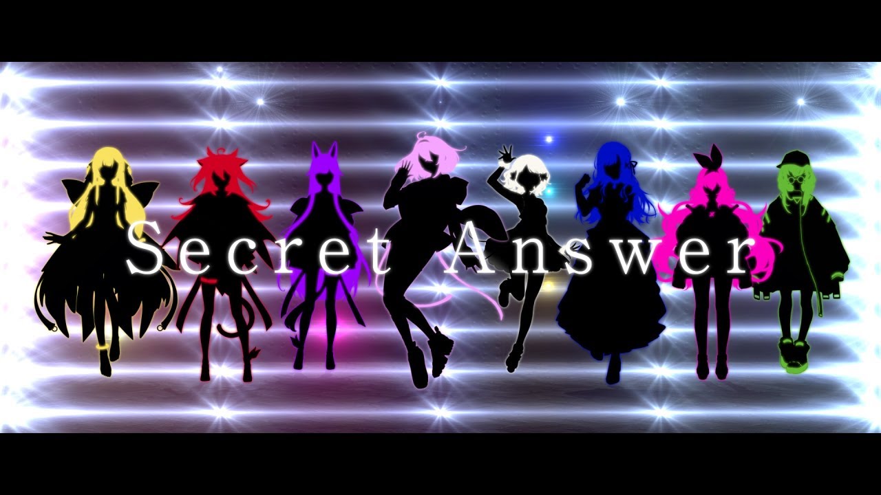 【女性Vtuber8人で】Secret Answer 【歌ってみた】 - YouTube
