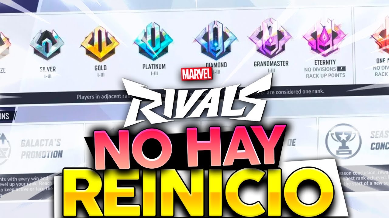 NO HABRA REINICIO DE RANGOS EL DIA 21! | MARVEL RIVALS ESPAÑOL - YouTube
