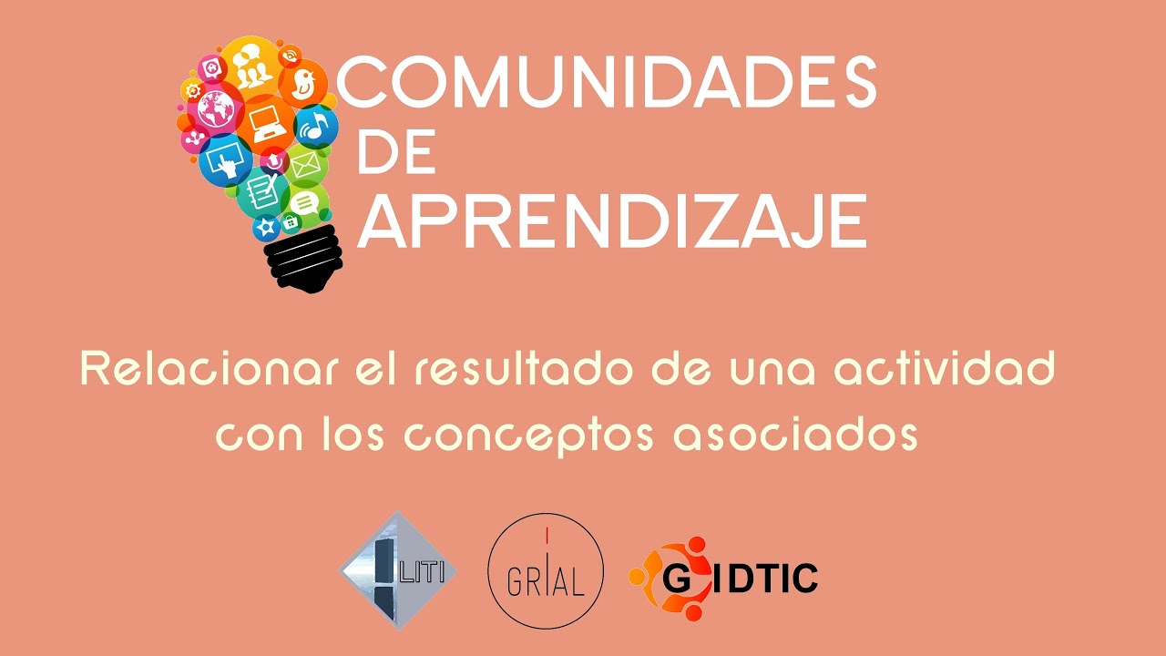 Relacionar el resultado de una actividad con los conceptos asociados ...