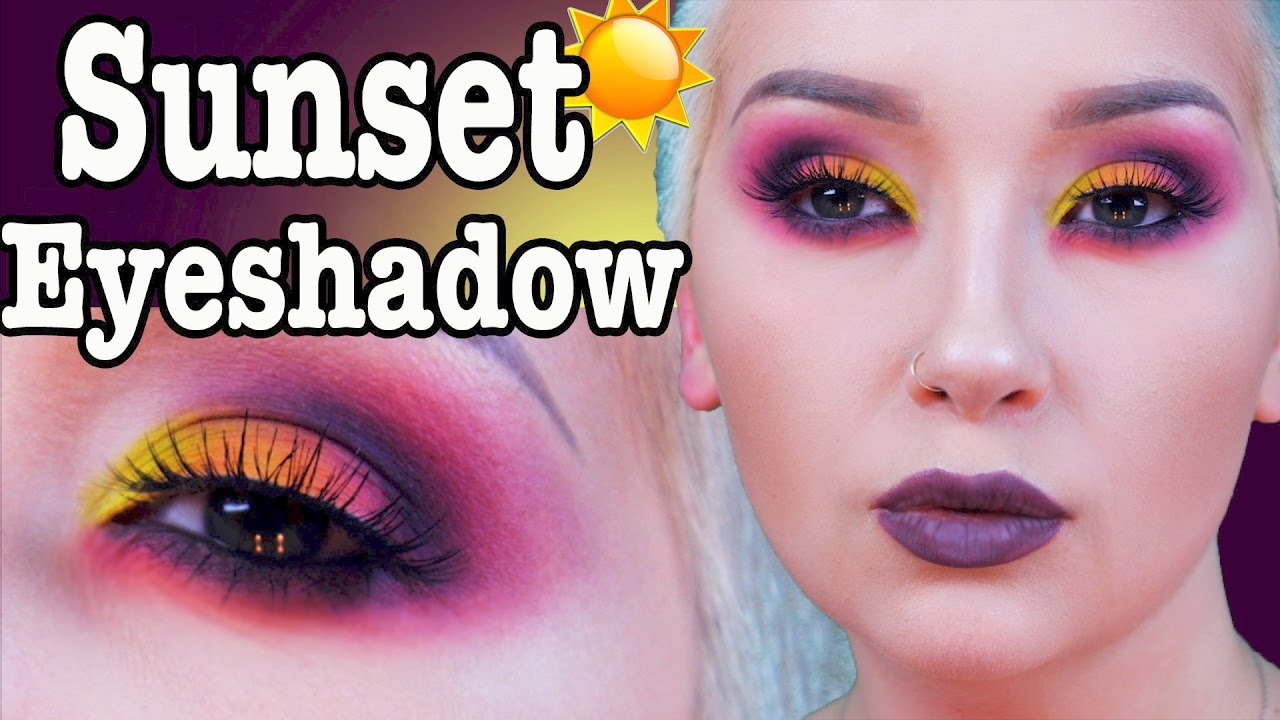 Sunset Eyeshadow Tutorial | A Poisoned Production - YouTube