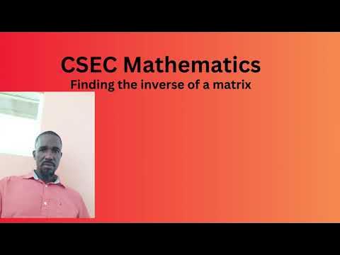 CSEC Mathematics: Finding the inverse of a function #maths #cxcmaths - YouTube