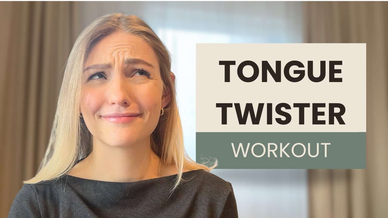 Tongue Twister Workout for English Pronunciation (Speak Clearly ...