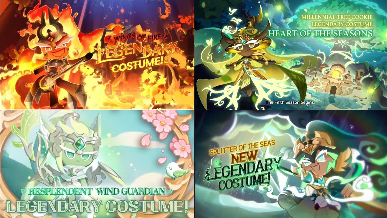 ALL CINEMATIC TRAILER LEGENDARY COOKIES LEGENDARY CUSTOMES! - Cookie ...