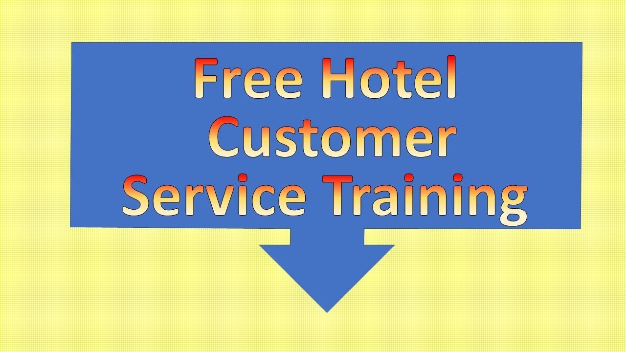Hotel Manager Customer Service Training - YouTube