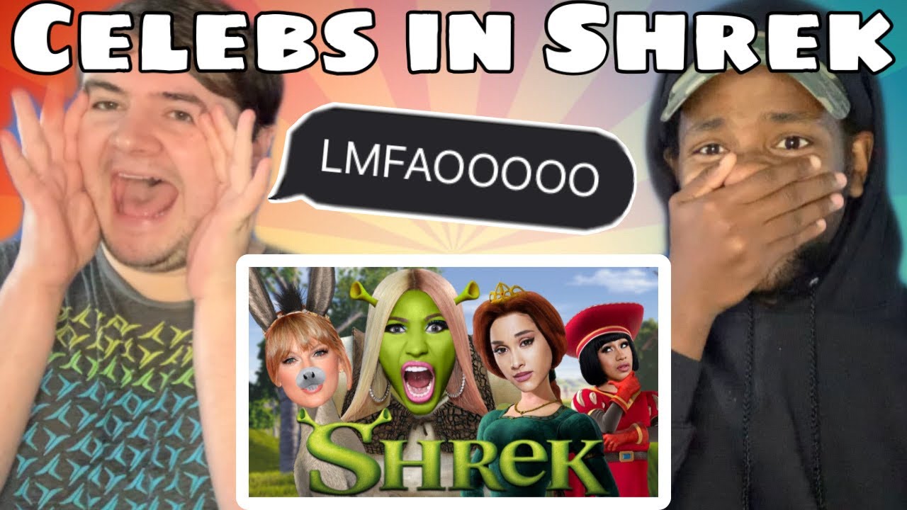 Celebrities in SHREK REACTION - YouTube