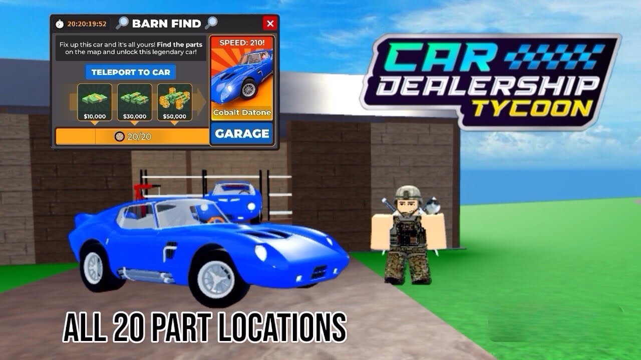 Roblox: car dealership tycoon all 20 locations for the Cobalt datone ...