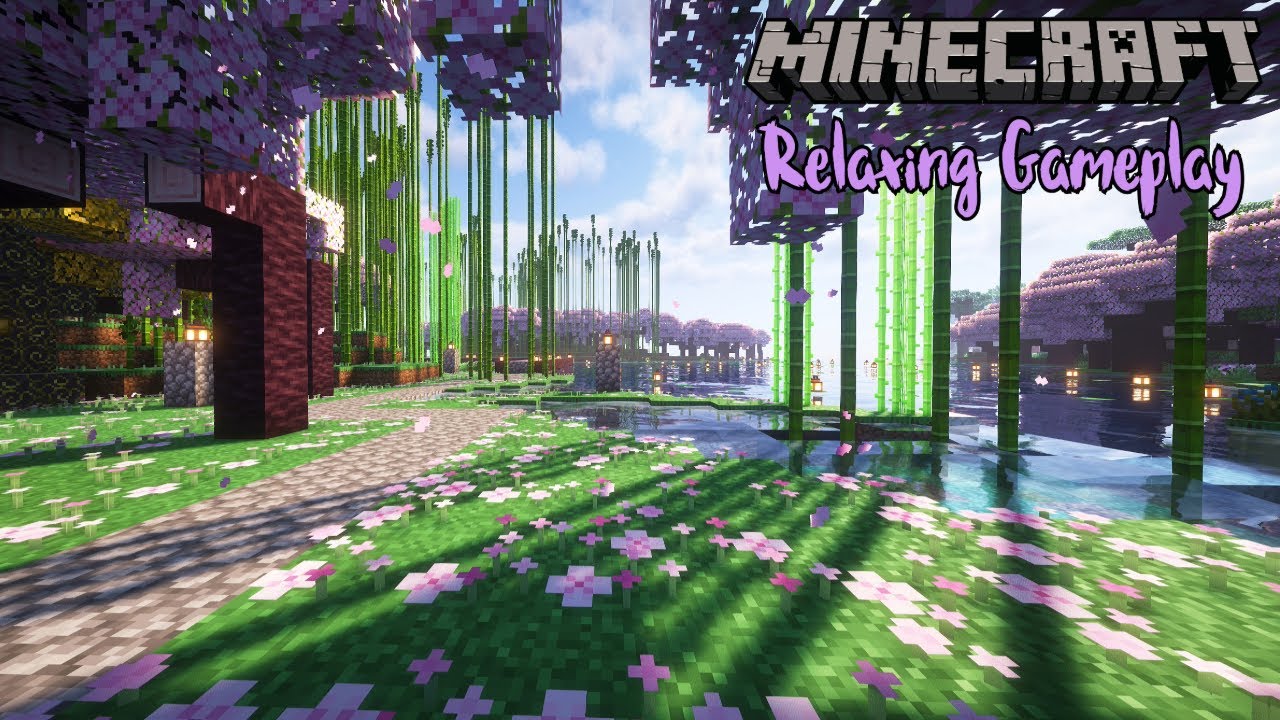 Minecraft Relaxing Gameplay | Rest while I play - YouTube