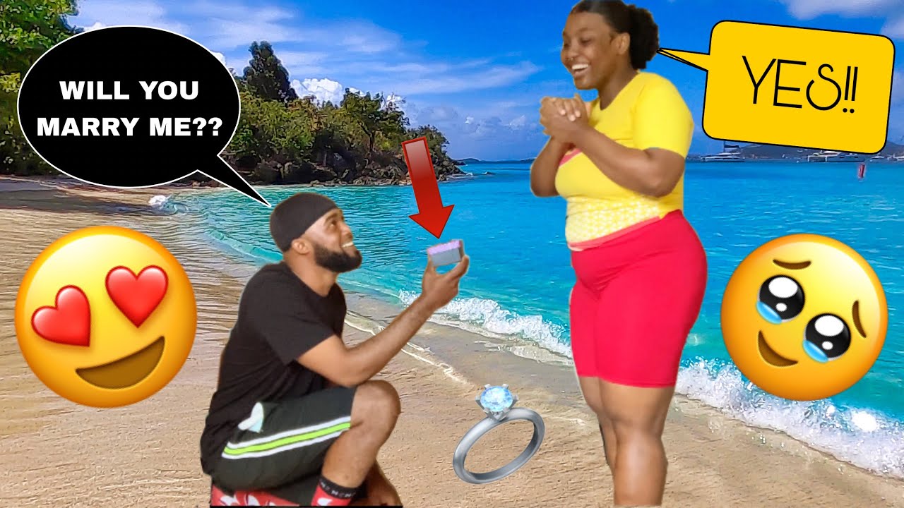 I FINALLY PROPOSED TO HER!!😍😭*She Cry* #rob #ker #viral #proposal - YouTube