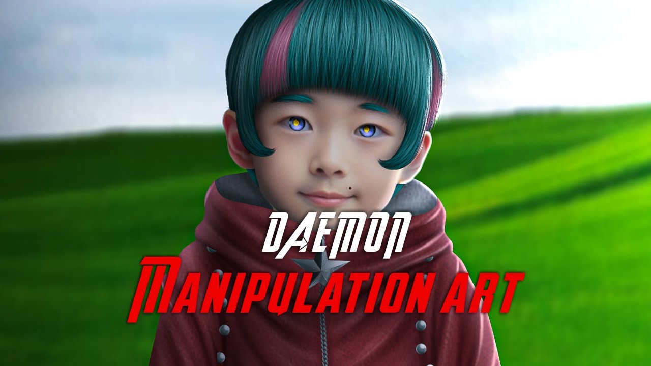 Tutorial edit DAEMON from Boruto two blue vortex photo manipulation in ...