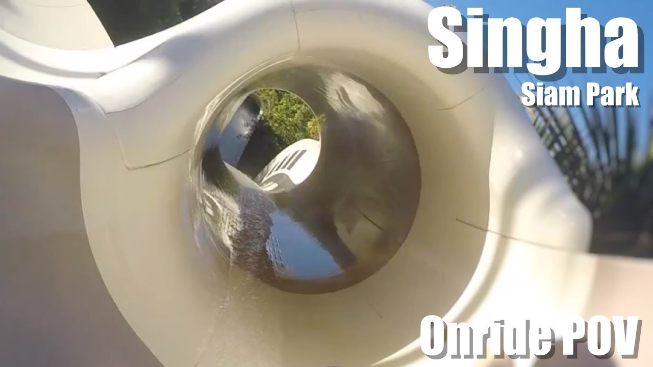 Singha [Siam Park Tenerife] Awesome ProSlide Water Coaster | Onride POV - YouTube