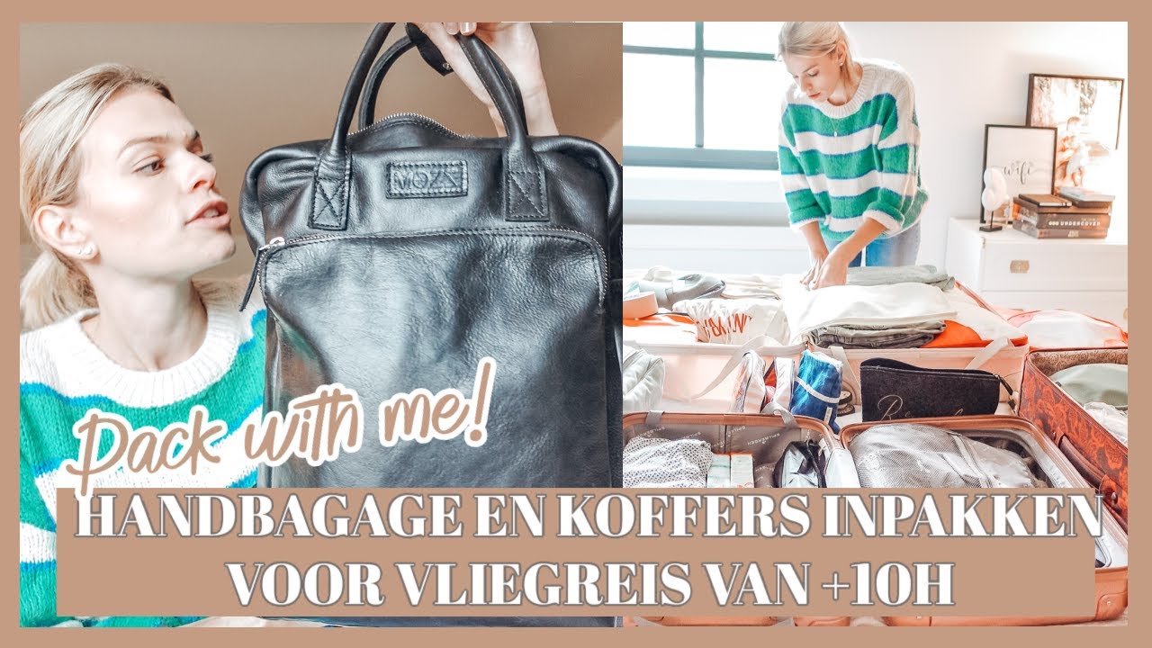 Handbagage en Koffers inpakken voor +10h vlucht met Kleuter ...
