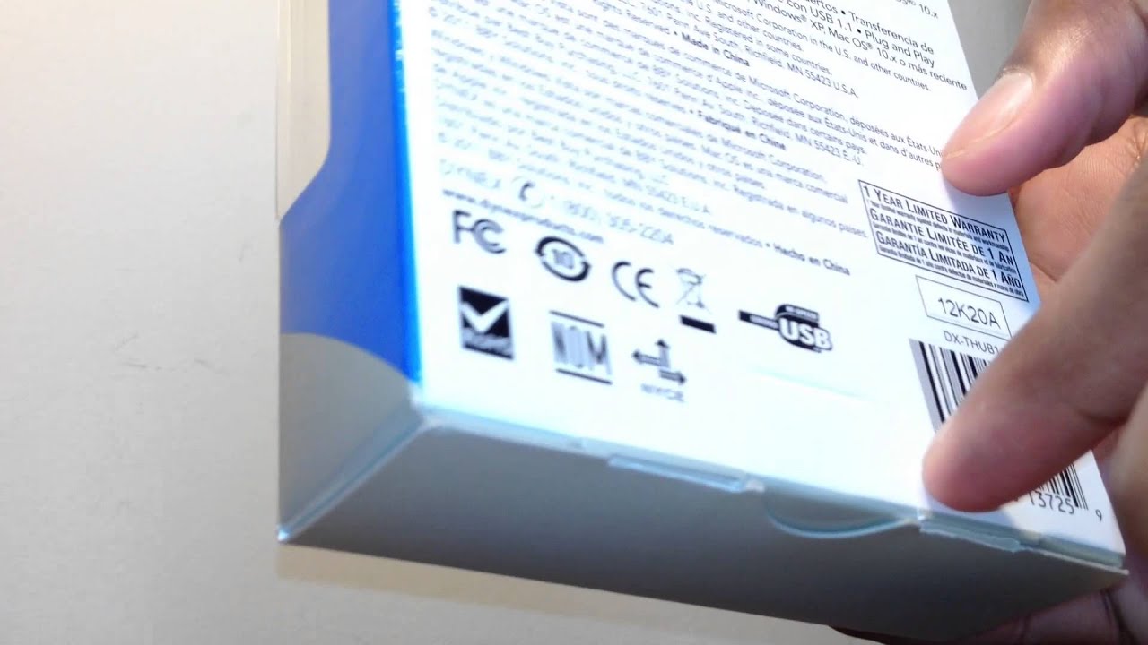 Unboxing|Dynex 4 port usb hub - YouTube