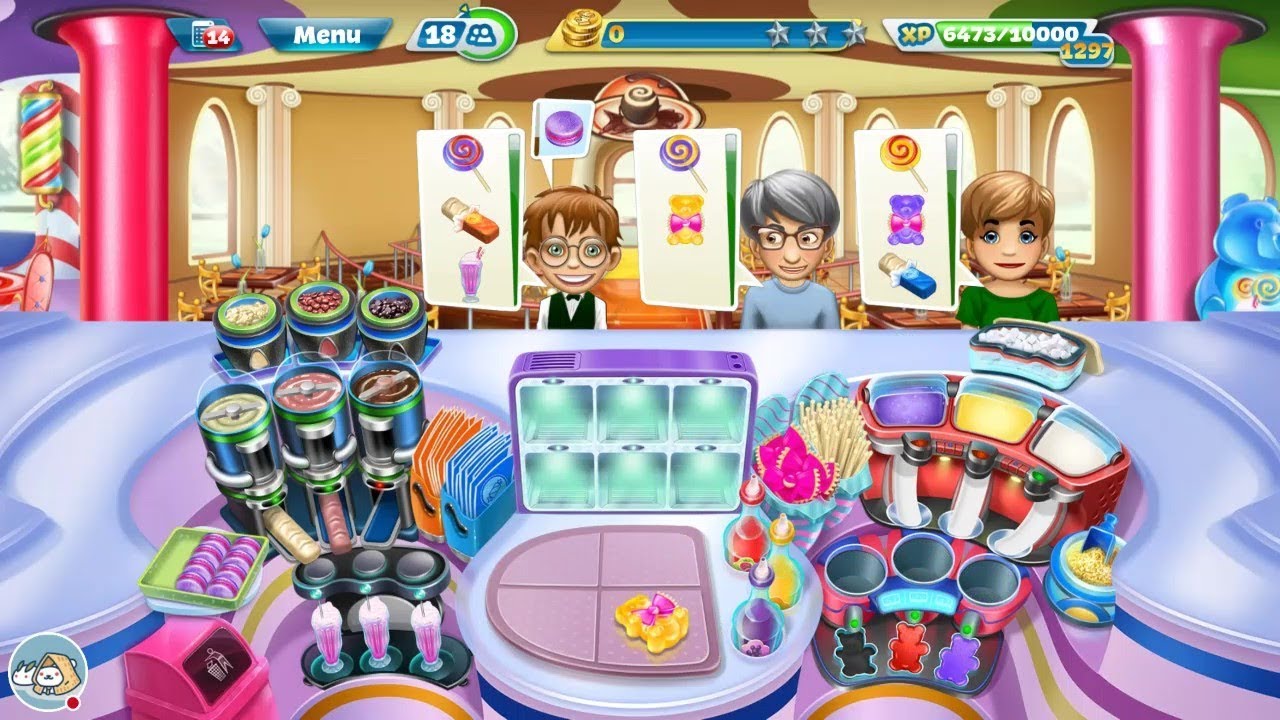 Cooking Fever Michelle's Confectionery Level 36-37 - YouTube
