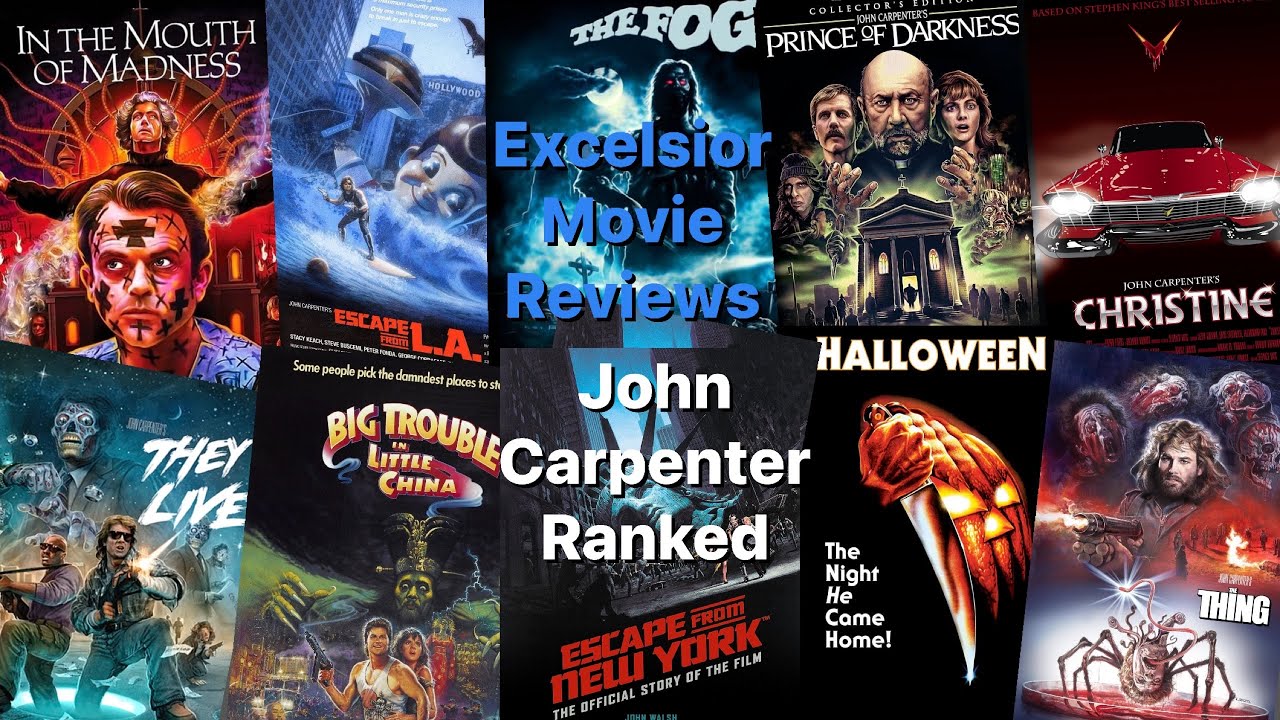 JOHN CARPENTER’S 18 MOVIES RANKED - YouTube