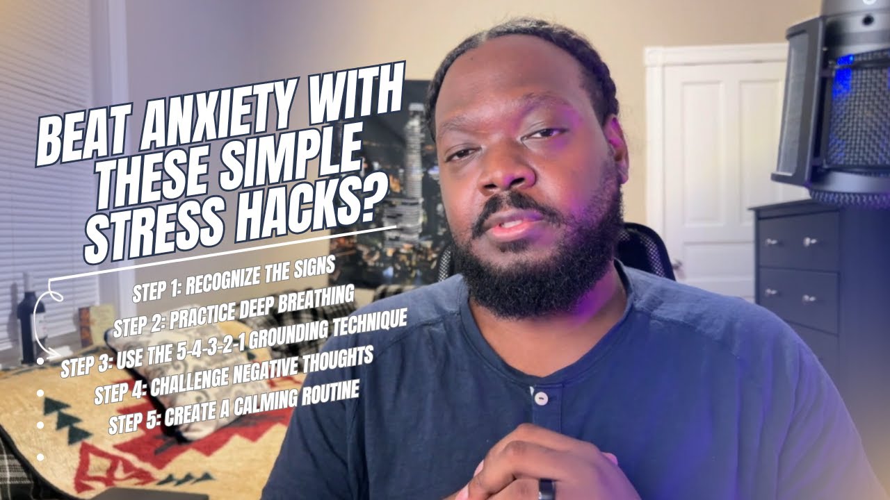 Beat ANXIETY with These Simple Stress Hacks? - YouTube