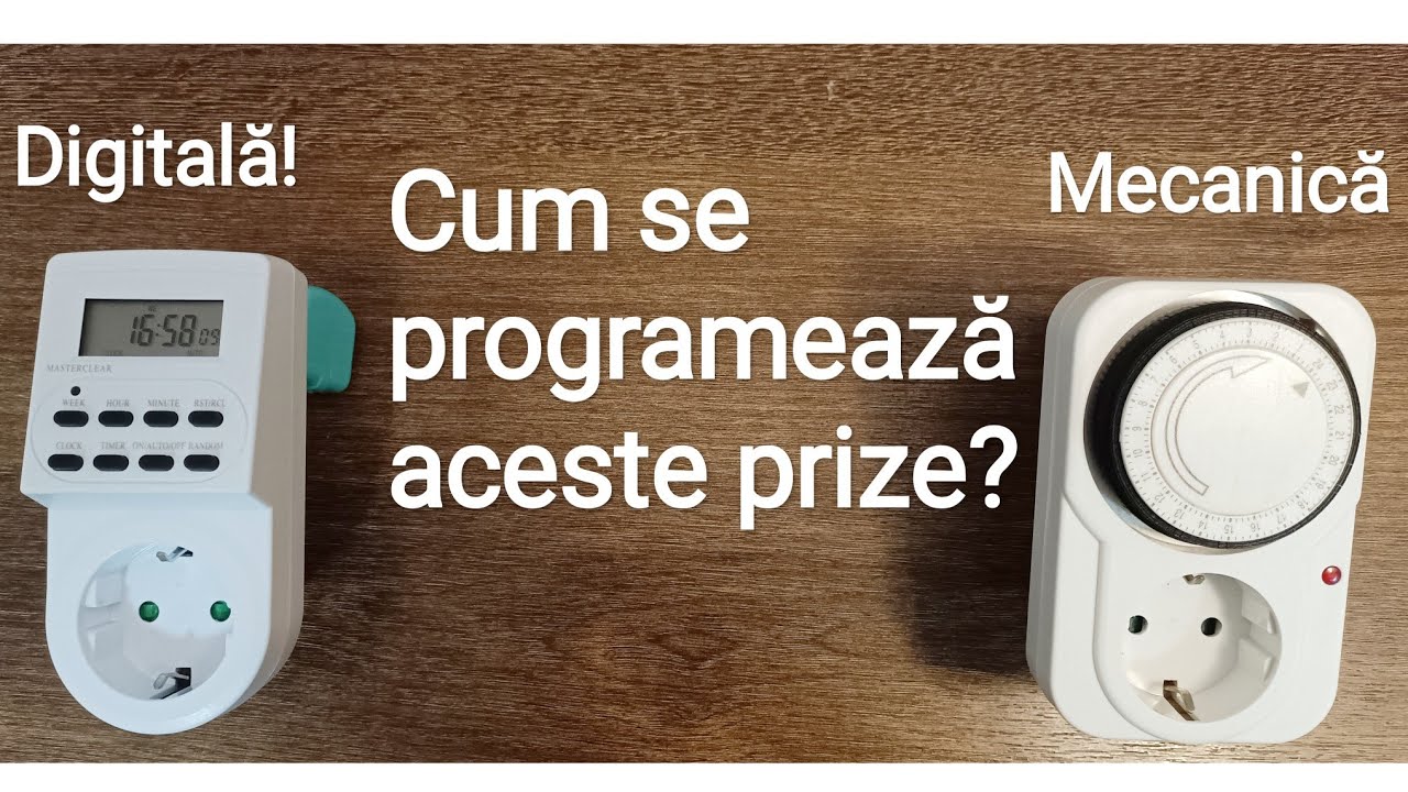 Cum se programează aceste prize? - YouTube