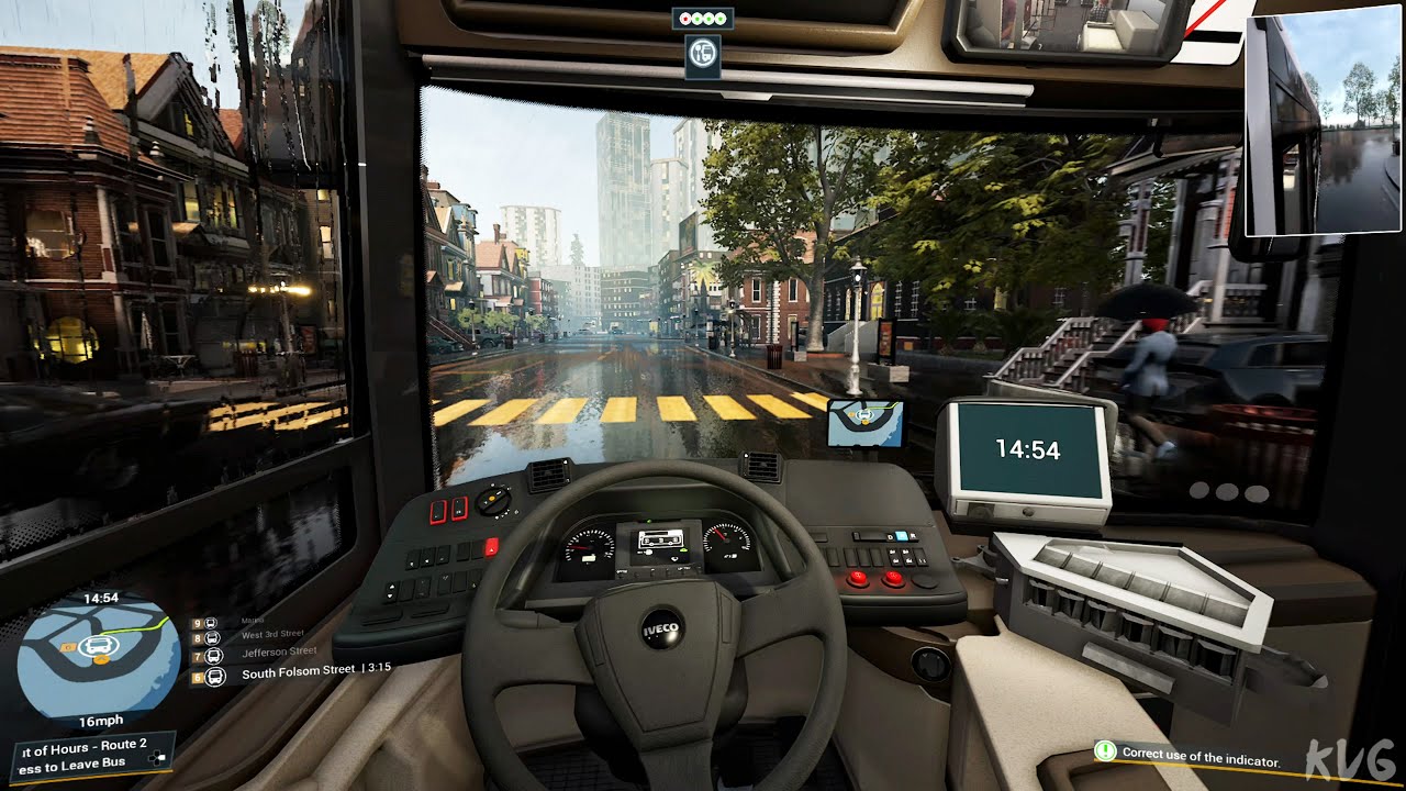 Bus Simulator 21 - Rain Gameplay (PS5 UHD) [4K30FPS] - YouTube