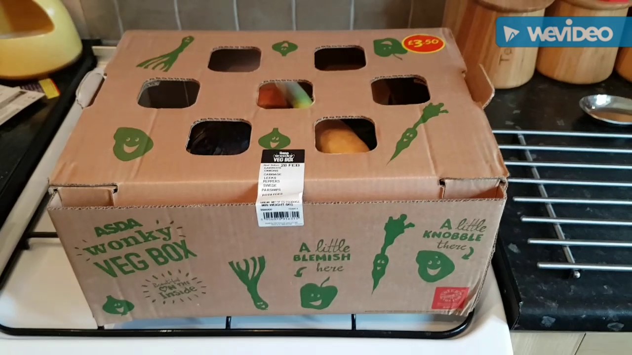 Asda Wonky Veg Box - YouTube