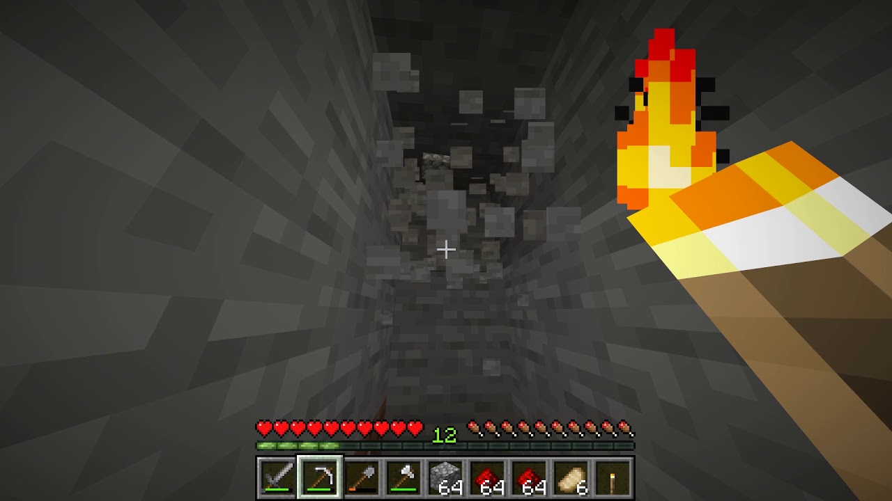 Minecraft letsplay S1E3 branch mining - YouTube
