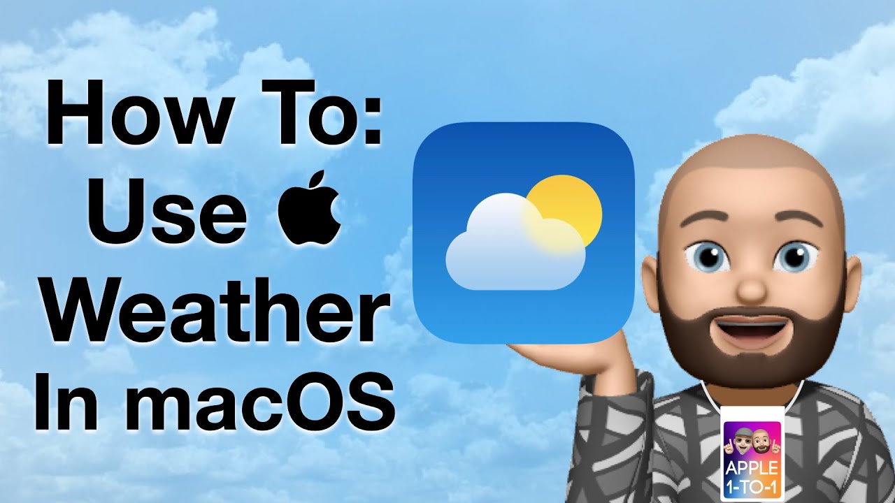 How To: Use the Apple Weather app on macOS - YouTube