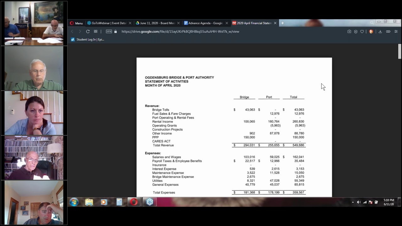 OBPA Board Meeting - 06 11 2020 - YouTube