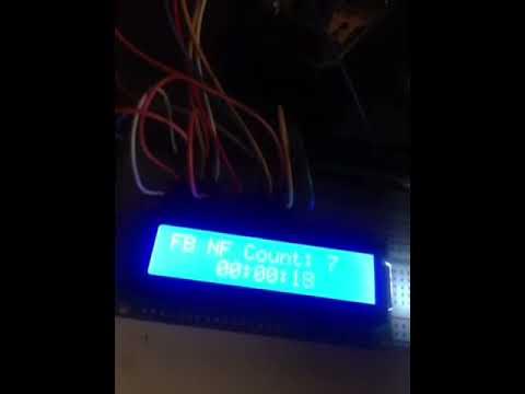 Arduino 16x2 Lcd screen and nodejs - YouTube