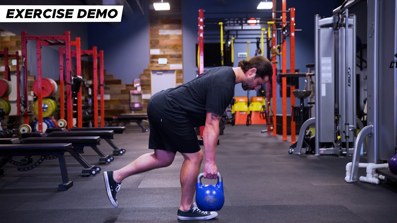 Kettlebell Single Arm Romanian Deadlift (Ipsilateral) | Exercise Demo ...