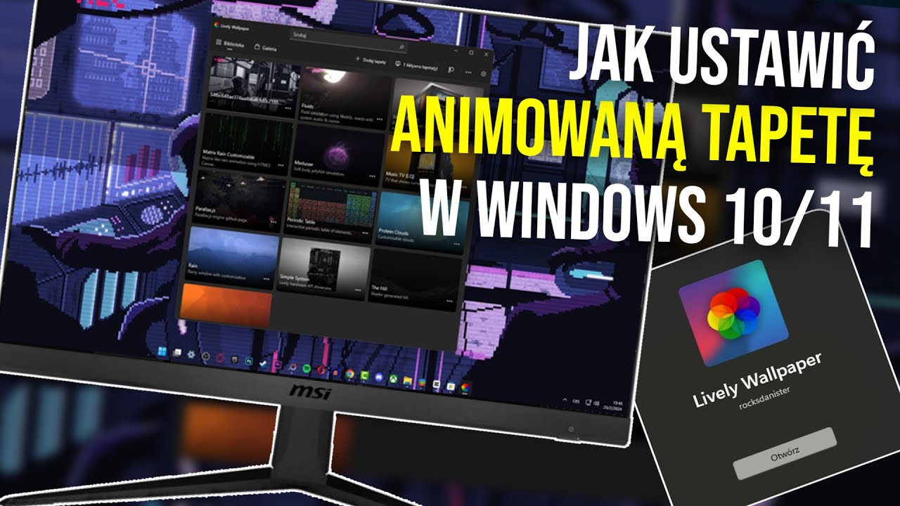 Jak ustawić animowaną tapetę w Windows 11/10 - Jak zrobić ruchomą ...