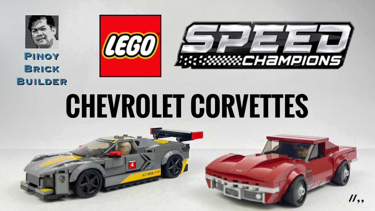 LEGO Speed Champions - Chevrolet Corvette C8.R Race Car and 1968 ...