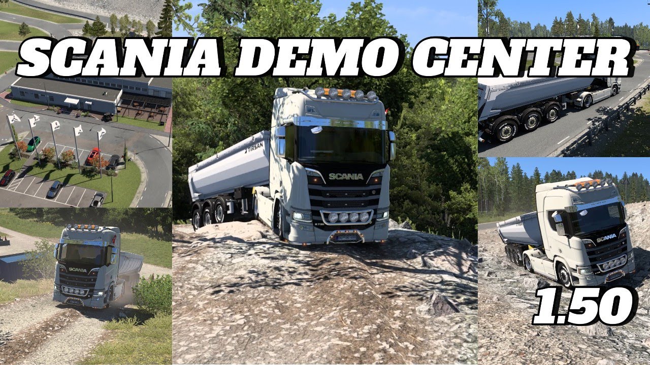 SCANIA BÖYLE TEST EDİLMEDİ !! SCANIA DEMO CENTER | ETS2MP - YouTube