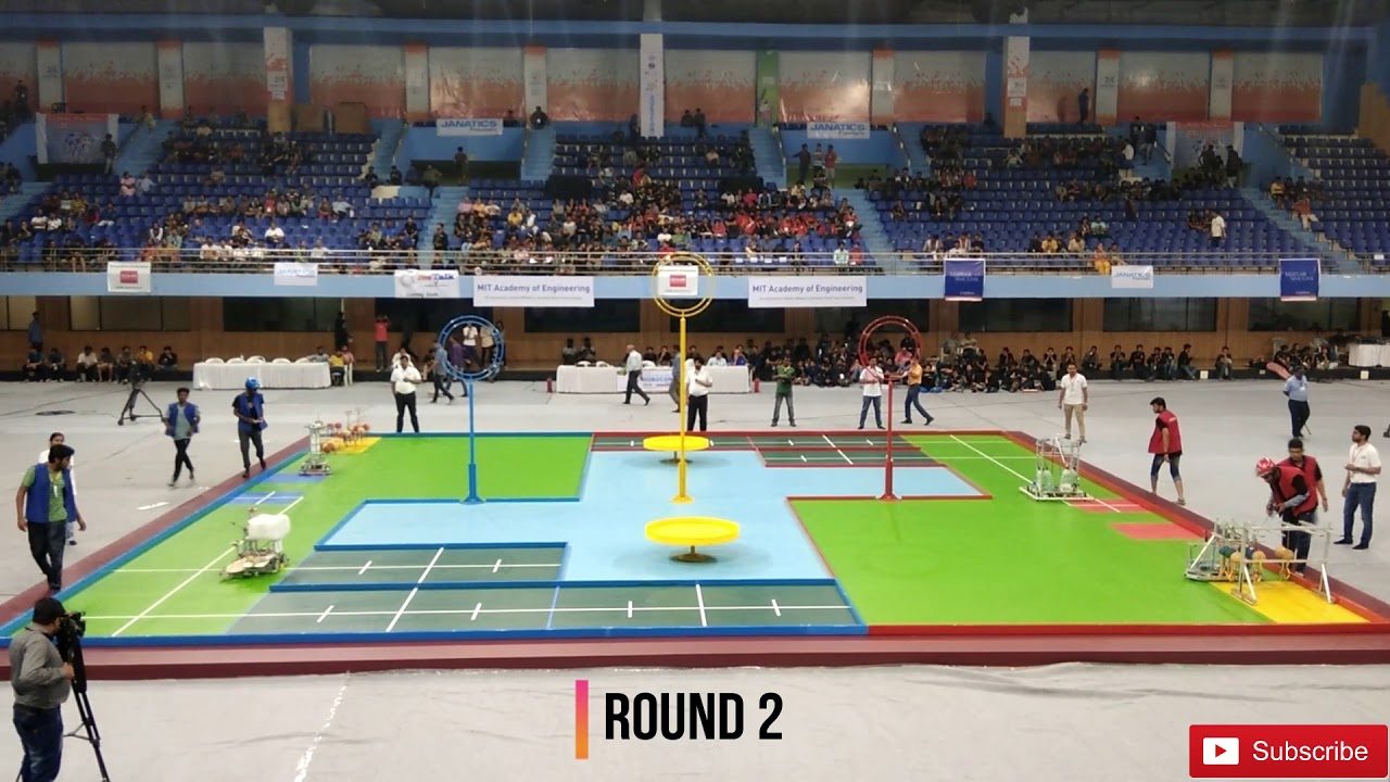 Robocon 2018 || Super League : A.C.Patil CoE, Mumbai(Team Red) vs Govt ...