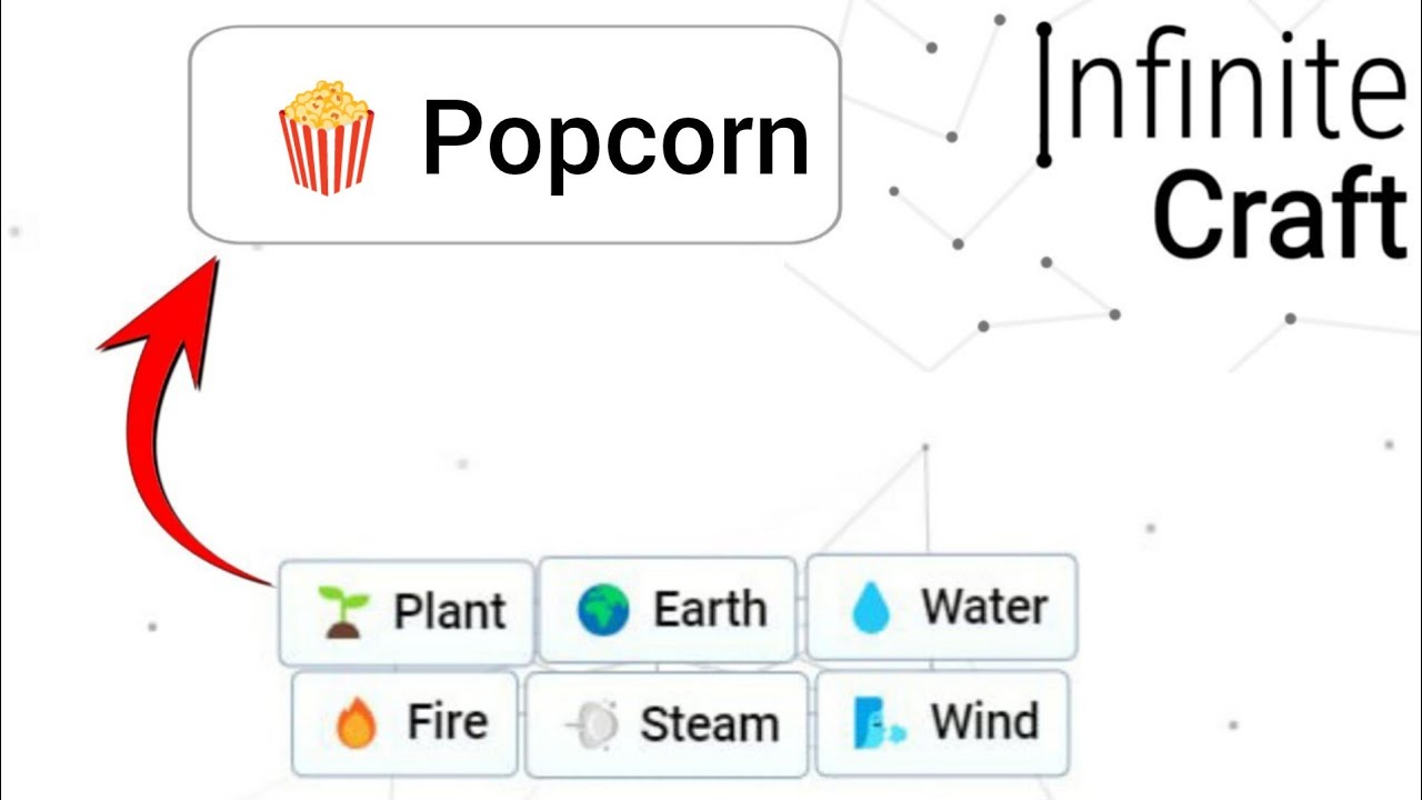 How to make Popcorn in infinite craft | infinity craft - YouTube