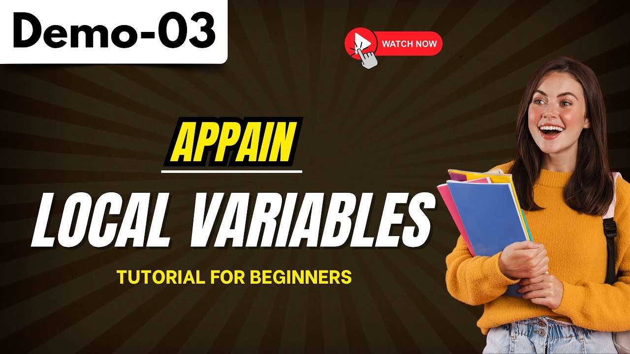 Appian Demo 03 | Local Variables | Tutorial for Beginners +91 ...