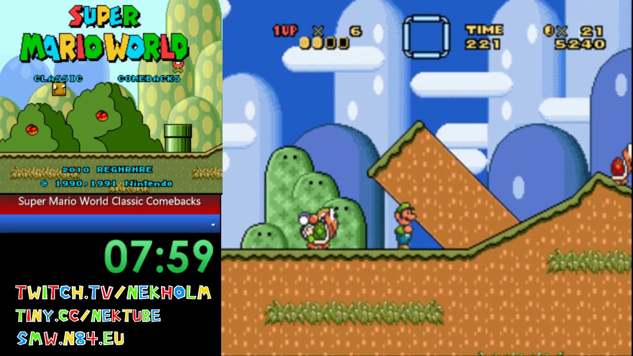 Super Mario World Classic Comebacks playthrough (SMW hack) - YouTube