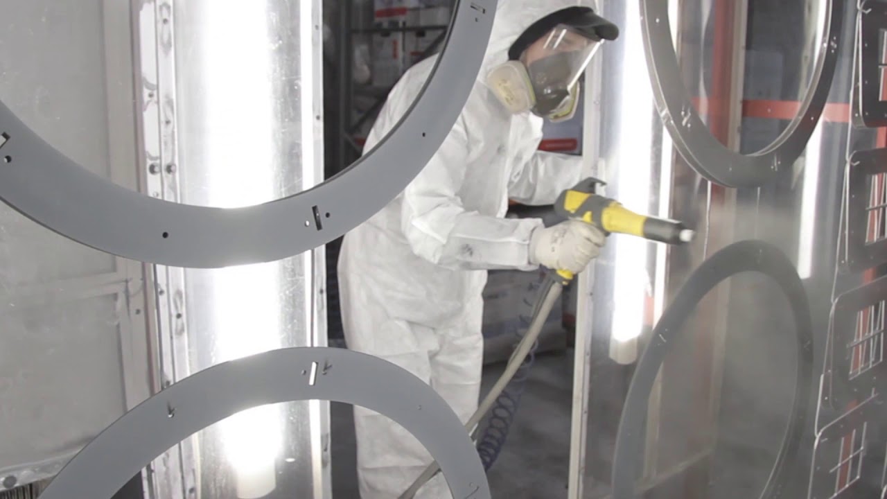 Powder coating - YouTube