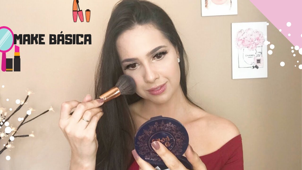 MAQUIAGEM BÁSICA #makebasica - YouTube