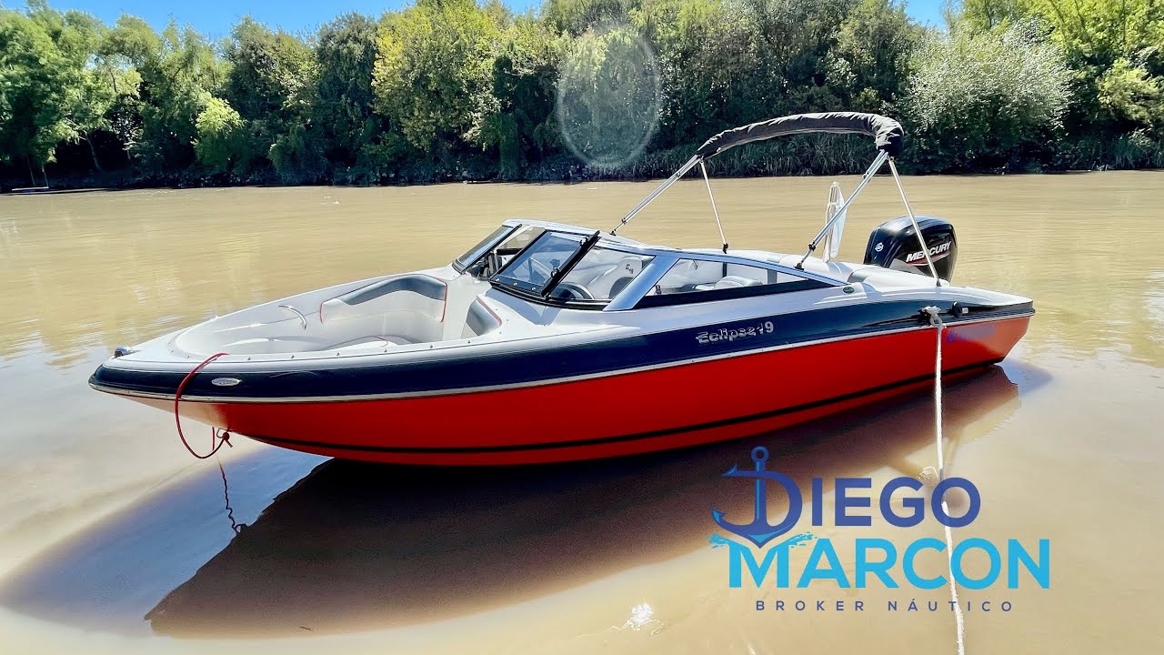 Eclipse 19 - Astillero Arcoiris - Mercury 115hp - YouTube