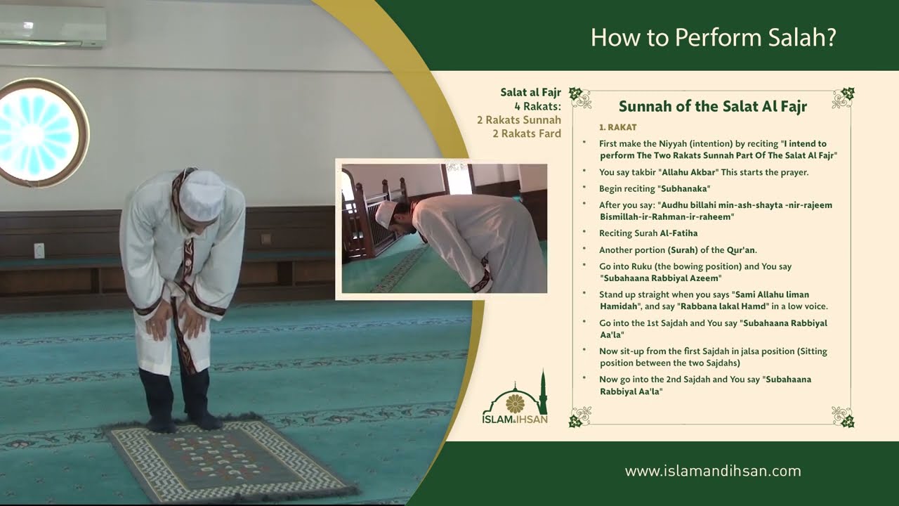How to Sunnah of the Salat Al Fajr? (How to pray salah step by step ...