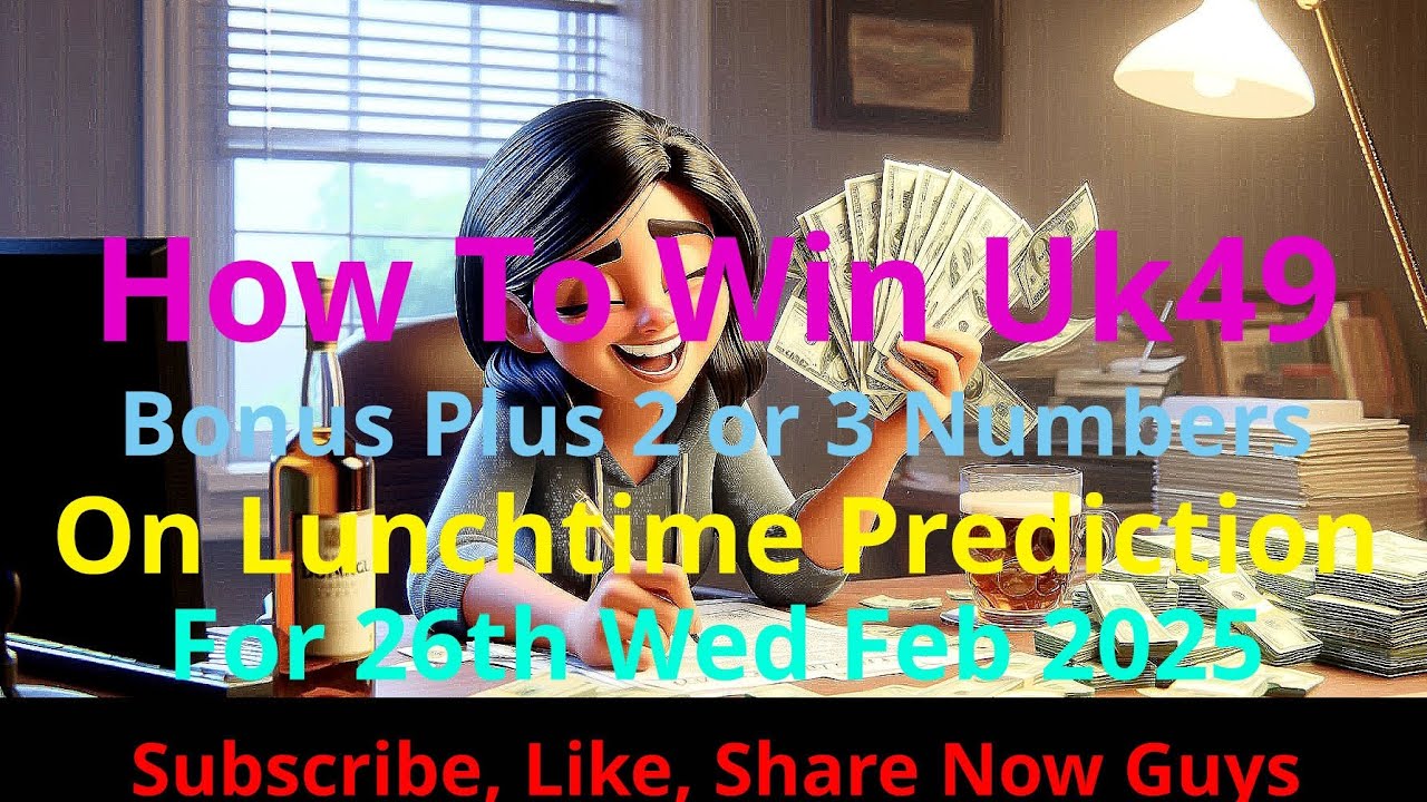 How To Win Uk49 Bonus Plus 2 or 3 Numbers On Lunchtime Prediction For ...