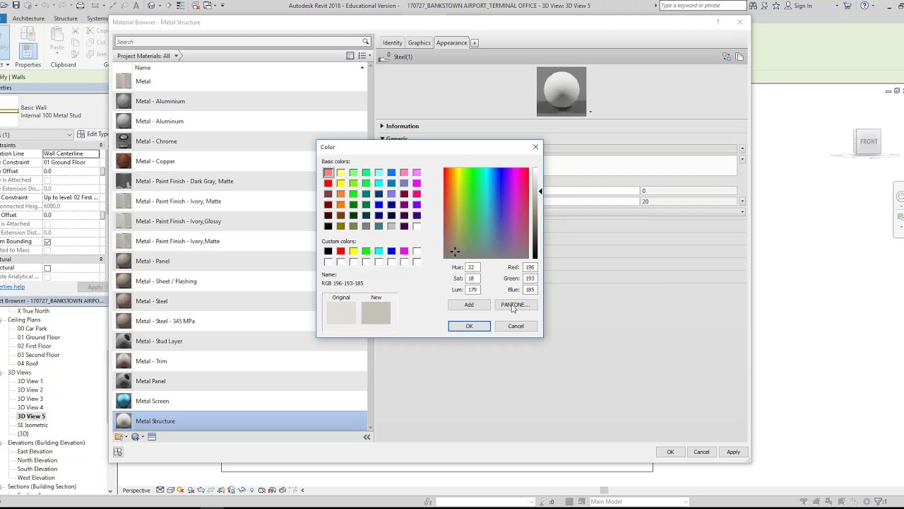 10 Revit Materials and Basic Render Setup - YouTube