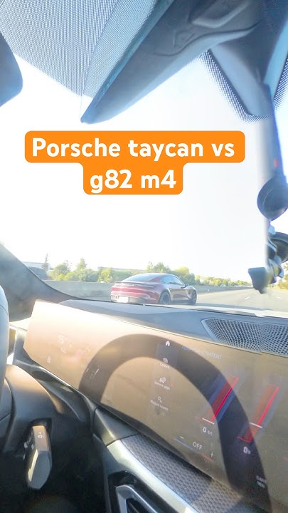 Porsche taycan vs bmw g82 m4 comp 60 roll race - YouTube