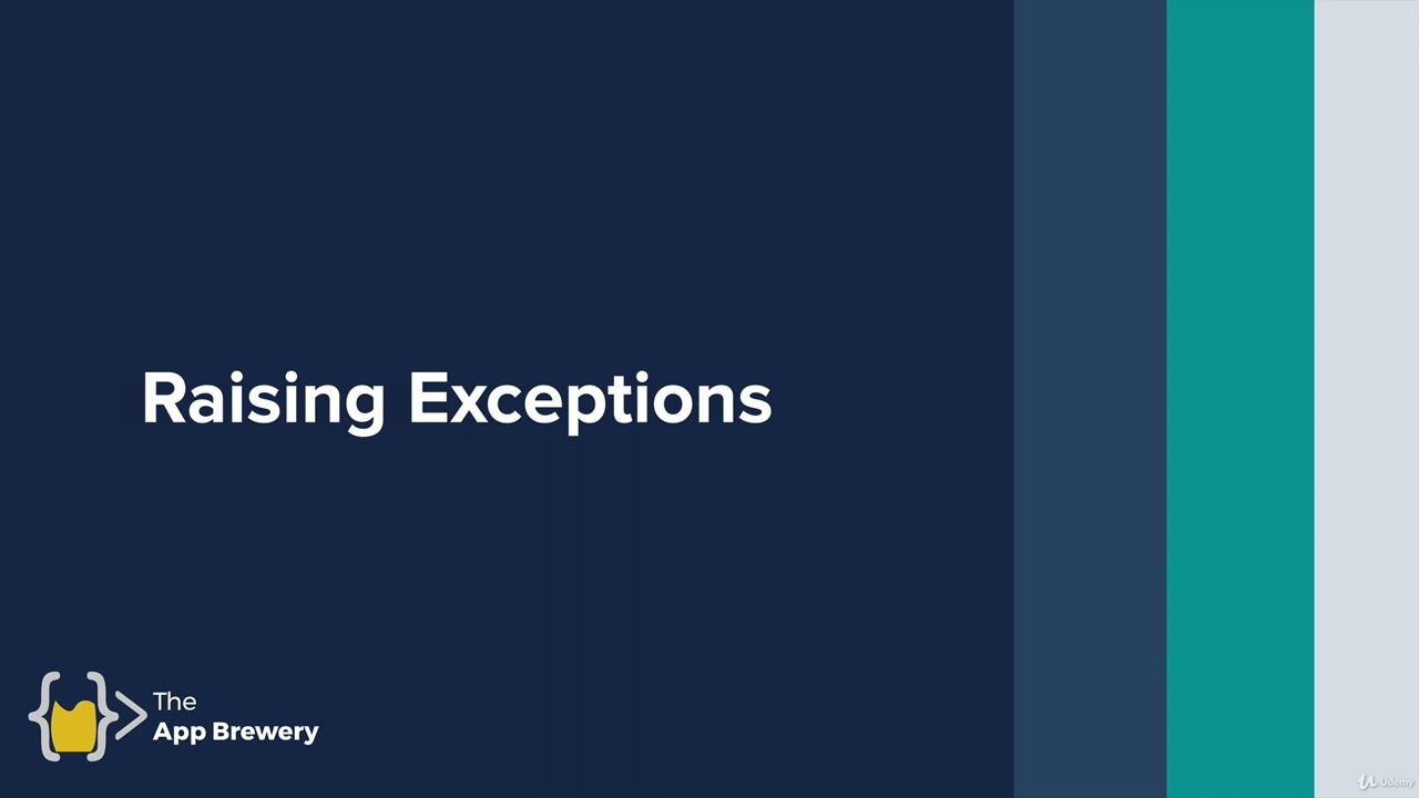 Raising Your Own Exceptions 100 Days Of Code The Complete Python Pro Raising Your Own Exceptions 100 Days Of Code The Complete Python Pro