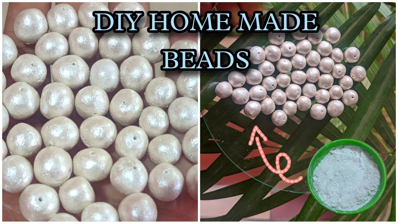 How to make beads at home | DIY Homemade Beads | DIY moti making at ...