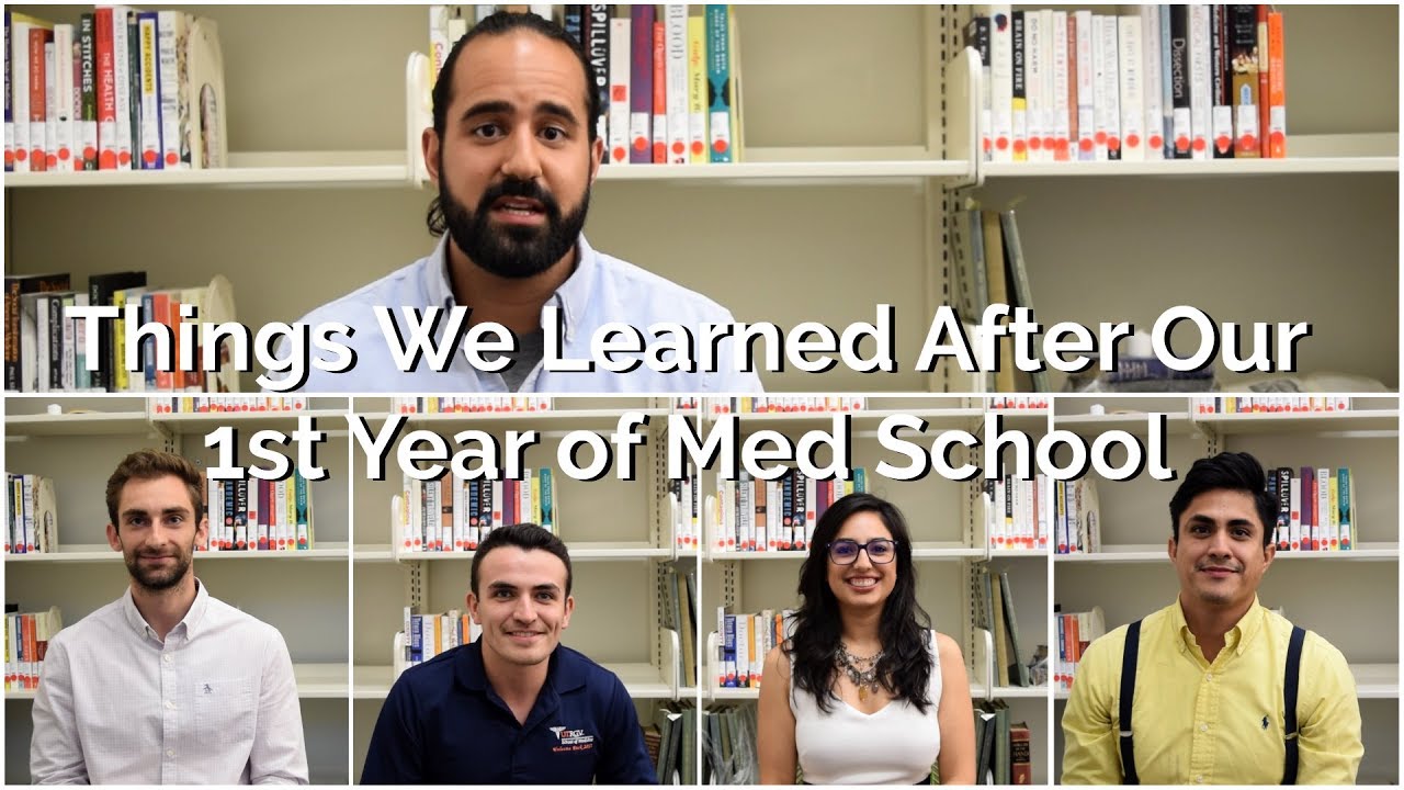 Things We Learned After Our First Year of Medical School - YouTube