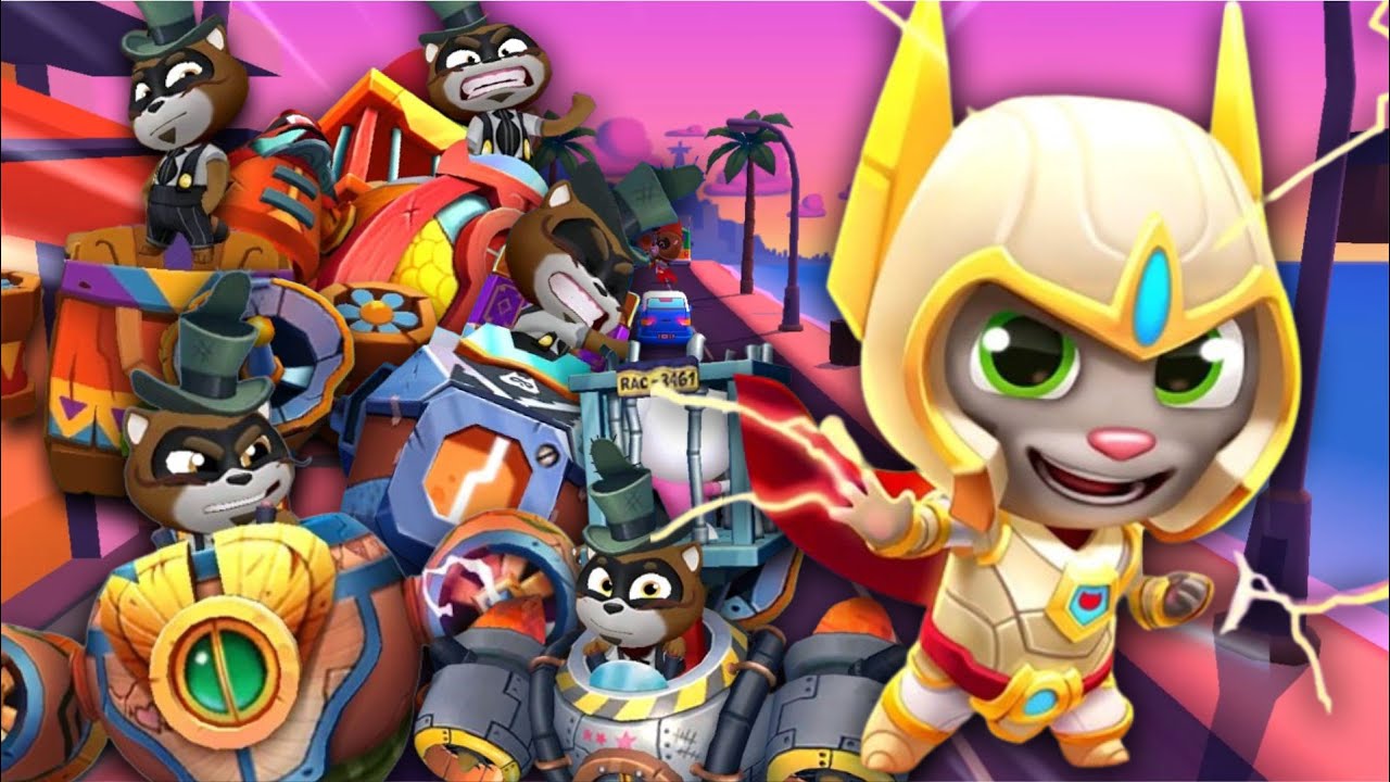 Discovering All Raccoon Bosses | Talking Tom Hero Dash | Full Screen ...